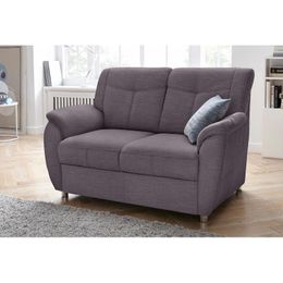 Sit & More sit&more 2-Sitzer &raquo;Sonoma&laquo; mit Federkern grau Struktur (100% Polyester);Luxus-Microfaser ALTARA NUBUCK (100% Polyester) B/H/T: 140cm x 91cm x 90cm, 
