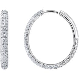Thomas Sabo Damen Thomas Sabo Paar Creolen &raquo;Schmuck Silber 925 Ohrringe&laquo; mit Zirkonia (synth.) silber Silber 925 (recycelt)