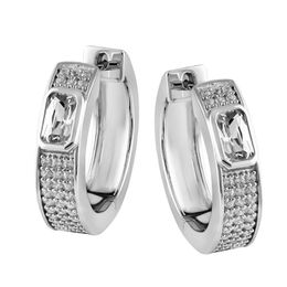 Firetti Damen Paar Creolen &raquo;Schmuck Geschenk Silber 925 Ohrschmuck Ohrringe&laquo; mit Zirkonia (synth.) Silber 925 (Sterlingsilber)