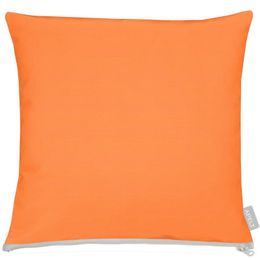 Apelt Dekokissen &raquo;3800&laquo; Statement-Rei&szlig;verschluss orange Obermaterial: 75% Polyester, 25% Baumwolle B/L: 49cm x 49cm, 1 Stk.