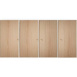 Sideboard &raquo;Mistral Kubus&laquo; mit vier T&uuml;ren, Wandmontage/stehend, Breite: 136 cm wei&szlig; Holzwerkstoff, Massivholz B/H/T: 136cm x 69cm x 32,5cm, 4 Stk.