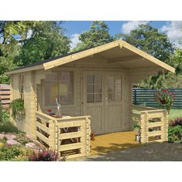 Konifera Gartenhaus &raquo;Klingenberg 1&laquo; Inklusive Fu&szlig;boden beige Holzwerkstoff Fu&szlig;boden im Gartenhaus, ohne Dacheindeckung