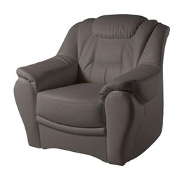 Sit & More sit&more Sessel &raquo;Bellevue&laquo; grau Luxus-Microfaser ALTARA NUBUCK (100% Polyester);SOFTLUX-Kunstleder;NaturLEDER (echtes Rindsleder) NaturLEDER , B/H/T: 
