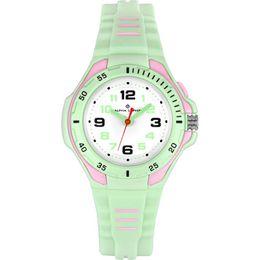Alpha Saphir Jungen Alpha Saphir Quarzuhr Armbanduhr, Kinderuhr, analog, Beleuchtung gr&uuml;n Einheitsgr&ouml;&szlig;e