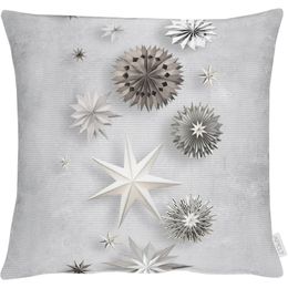 Apelt Dekokissen &raquo;5844&laquo; grau Baumwolle, Polyester B/L: 49cm x 49cm, 1 Stk.