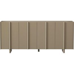 Woood Sideboard &raquo;Nook&laquo; Kommode, H 85 cm x B 200 cm x T 46 cm braun Holzwerkstoff B/H/T: 200cm x 85cm x 46cm, Kiefer, 4 Stk.