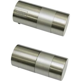 Sch&ouml;ner Wohnen Kollektion SCH&Ouml;NER WOHNEN-Kollektion Gardinenstangen-Endst&uuml;ck &raquo;Zylinder f&uuml;r &Oslash; 20 mm&laquo; Serie Einzelprogramm Leon &Oslash; 20 mm silber 2 Stk.