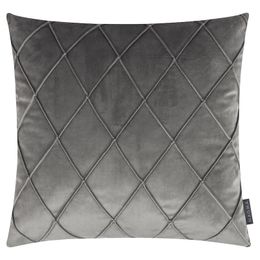 MAGMA Dekokissen &raquo;NOBLESS&laquo; 50x50cm, Kissenh&uuml;lle, Rauten-Steppung, modern, luxuri&ouml;sen Look Polyester B/L: 50cm x 50cm, 1 Stk.