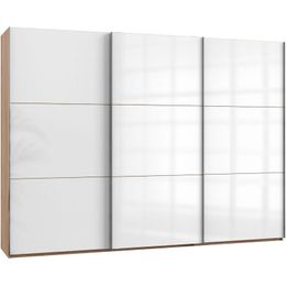 wimex Schwebet&uuml;renschrank &raquo;Level by fresh to go&laquo; mit Glast&uuml;ren braun B/H/T: 300cm x 216cm x 65cm, T&uuml;ren: 3 Stk.