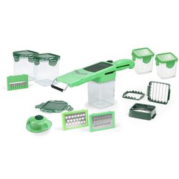 Genius Zerkleinerer &raquo;Nicer Dicer Quick Professional&laquo; 21-teilig gr&uuml;n Einheitsgr&ouml;&szlig;e
