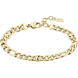 BOSS Damen BOSS Armkette &raquo;DOUBLE B INFINITE&laquo; gold 18cm, Edelstahl