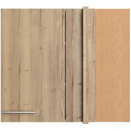 Optifit Eckh&auml;ngeschrank &raquo;Klara&laquo; Breite 80 x 45 cm braun Holzwerkstoff wildeiche, B/H/T: 85cm x 70,4cm x 34,9cm, T&uuml;ren: 1 Stk.