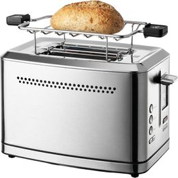 SOLIS OF SWITZERLAND Toaster &raquo;Flex Toaster&laquo; 2 Schlitze f&uuml;r 2 Scheiben 950 W grau Einheitsgr&ouml;&szlig;e Toaster