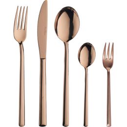 Pinti Inox PINTINOX Besteck-Set &raquo;Synthesis Treasure&laquo; Optik Titan PVD Beschichtung braun Edelstahl 18/10 30 tlg.
