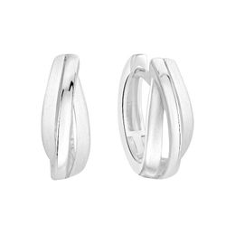 Firetti Damen Paar Creolen &raquo;Schmuck Geschenk Silber 925 Ohrschmuck verschlungen&laquo; silber 13mm, Silber 925 (Sterlingsilber)
