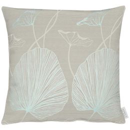 Apelt Dekokissen &raquo;Nora&laquo; blau Bezug: 100% Polyester B/L: 46cm x 46cm, 1 Stk.