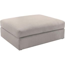 OTTO home Polsterhocker &raquo;Soft&Cosy XL, B: 101 cm - OTTO. Verl&auml;ssliche Qualit&auml;t.&laquo; Mega-Hocker, in Cord oder Chenille-Struktur w&auml;hlbar grau 100% 