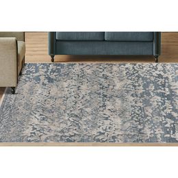 Kayoom Teppich &raquo;Milan 325&laquo; rechteckig 5 mm H&ouml;he ca. 436.800 Points/qm, Kurzflorteppich, weiche Haptik, hochwertig grau Polypropylen B : 160cm 1 Stk., 5mm, L: