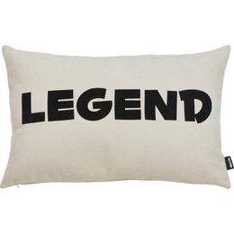 done. Dekokissen &raquo;LEGEND&laquo; Extra weiche Haptik beige Polyester B/L: 40cm x 60cm, 1 Stk.