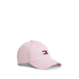Tommy Jeans Damen Baseball Cap &raquo;TJW HERITAGE CORE 5 PANEL CAP&laquo; Logopr&auml;gung, Klemmverschluss UNISEX rosa Einheitsgr&ouml;&szlig;e