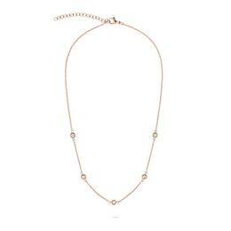 Tamaris Damen Kette mit Anh&auml;nger &raquo;mit bunten Zirkonia&laquo; mit Zirkonia (synth.) Edelstahl, L: 45 B: 1,92mm