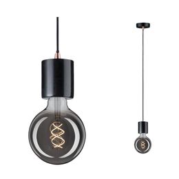 Paulmann Pendelleuchte &raquo;Neordic Nordin max. 1x60W Schwarz 230V Marmor&laquo; E27 1 Stk. E27 schwarz 1, &Oslash; 10cm, 1 Stk.
