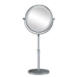 Kleine Wolke LED-Lichtspiegel &raquo;Level Mirror&laquo; Glas, Metall B/H/T: 20cm x 37cm x 15cm