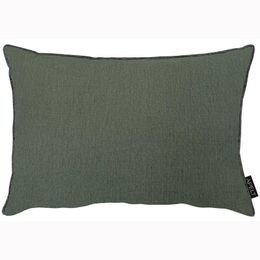 Apelt Dekokissen &raquo;Stone&laquo; inclusive Soft-Kissenf&uuml;llung 100% PES gr&uuml;n Leinen, Polyester B/L: 35cm x 45cm, 1 Stk.