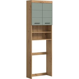 Welltime Waschmaschinenumbauschrank &raquo;SIENA, Breite 63cm, f&uuml;r Waschmaschine & Trockner, 2 T&uuml;ren, MDF-Front&laquo; TOPSELLER!, in verschiedenen Farben, 