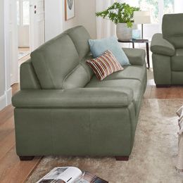 Calia italia 3-Sitzer &raquo;Gaia, Sofa im edlen Design und mit erstklassigem Sitzkomfort&laquo; aus pflegeleichtem Luxus-Microfaser Ginevra Hydro Care gr&uuml;n Luxus