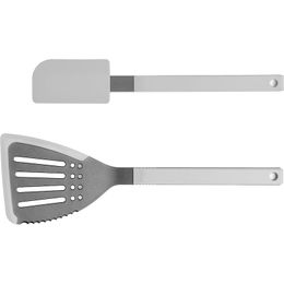 Woll Kochbesteck-Set &raquo;Cook it&laquo; aus hochwertigem Kunststoff und Silikon grau Silikon Einheitsgr&ouml;&szlig;e