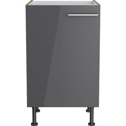 Optifit Sp&uuml;lenschrank &raquo;Klara&laquo; Breite 50 cm schwarz Holzwerkstoff B/H/T: 50cm x 87cm x 58,4cm, T&uuml;ren: 1 Stk.