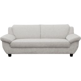 OTTO home 3-Sitzer &raquo;Sillkeborg 207 cm, formsch&ouml;nes Sofa mit dunklen F&uuml;&szlig;en&laquo; aus pflegeleichtem, weichem Luxus-Microfaser 100% Polyester B/H/T: 207cm x 