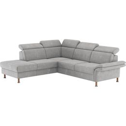 OTTO home Ecksofa &raquo;Calypso L-Form&laquo; mit Relaxfunktion motorisch im Sofa 2,5- Sitzer grau 100% Polyester B/H/T: 259cm x 85cm x 227cm, Flachgewebe, 