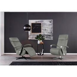 W.Schillig Relaxsessel &raquo;rumbaa&laquo; wahlweise mit Doppelmotor, in Gr&ouml;&szlig;en S, M & L, mit 5-Sternfu&szlig; grau Stoff S37 (100% Polyester): Luxus-Microfaser in 