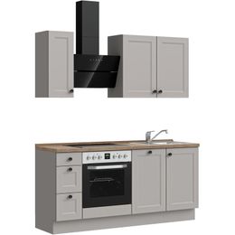 Nobilia K&uuml;chenzeile &raquo;"Cascada II", NEU: individuell anpassbar mit gratis Profi-Beratung&laquo; vormontiert, Breite 180 cm, Ausrichtung w&auml;hlbar, wahlw. mit E