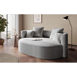 LeGer Home by Lena Gercke 2,5-Sitzer &raquo;ISALIE Cord, rundes Loungesofa, mit Kissen, perfekt gepolstert&laquo; moderne Stoffe, mit 4 Zierkissen, extra gro&szlig;e 
