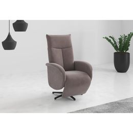 Sit & More sit&more TV-Sessel &raquo;Glendale&laquo; wahlweise mit Aufstehhilfe, 2 Motoren und Akku braun 90% Polyester, 10% Polyamid Struktur weich,manuellmit Gasdruck,mit 