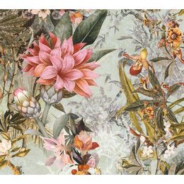 A.S. Cr&eacute;ation Vliestapete &raquo;Dream Flowery&laquo; Wald botanisch floral glatt Floral Tapete Blumenoptik Tapeten Wohnzimmer Schlafzimmer K&uuml;che Design gr&uuml;n Vlies B/L: 0,53m x