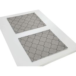 Adam Platzset &raquo;Indian Cortezada&laquo; schwarz Obermaterial: 100% Baumwolle B/L: 30cm x 40cm, 2 Stk., Bio-Baumwolle, eckig