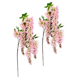 I.GE.A. Kunstblume &raquo;Goldregenzweig&laquo; als 2er oder 5er Set rosa Obermaterial: 90% Polyester, 10% Kunststoff B/H/L: 33cm x 95cm x 30cm, 2 Stk.