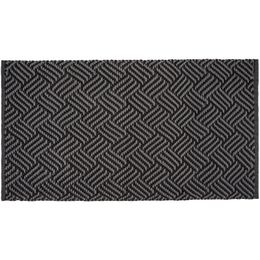 Pad Fu&szlig;matte &raquo;EDGE, Schmutzfangmatte&laquo; rechteckig 13 mm H&ouml;he modernes Design, In- und Outdoor geeignet, auch als L&auml;ufer erh&auml;ltlich grau Kunstfaser B : 