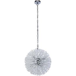 Searchlight H&auml;ngeleuchte &raquo;H&auml;ngeleuchte Sunburst, 7-flammig&laquo; G9 1 Stk. Glamour&ouml;s silber 7, &Oslash; 40cm H: 44cm, 1 Stk.
