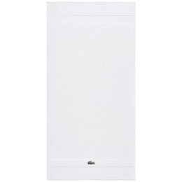 Lacoste Duschtuch &raquo;LCASUAL&laquo; mit Label-Applikationen und Bord&uuml;re Frottier, Obermaterial: 100% Baumwolle B/L: 70cmx140cm, 1 Stk., Frottier