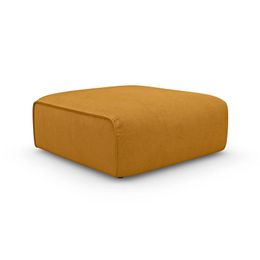 OTTO home Polsterhocker &raquo;Merid Sitzhocker, Ma&szlig;e B/T/H: 97/97/43 cm&laquo; als Modul oder separat verwendbar, f&uuml;r individuelle Zusammenstellung gelb Struktur