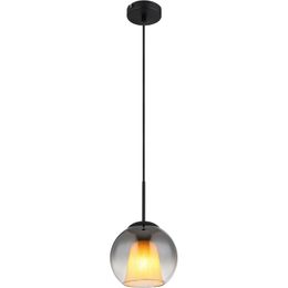 Globo LIGHTING H&auml;ngeleuchte &raquo;BARRY&laquo; E27 1 Stk. H&auml;ngelampe/Pendelleuchte/Esszimmer/Wohnzimmer/Esstisch &Oslash; 20cm H: 120cm, 1 Stk.