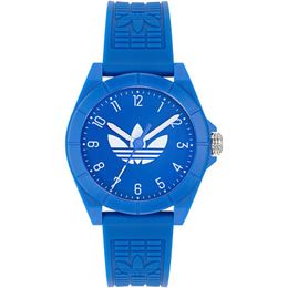 adidas originals Herren adidas originals Quarzuhr &raquo;PROJECT FOUR&laquo; Armbanduhr, Herrenuhr, Damenuhr, unisex, Resinarmband blau Einheitsgr&ouml;&szlig;e