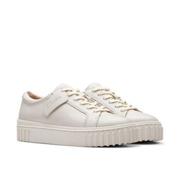 Clarks Damen Schn&uuml;rschuh &raquo;Mayhill Walk&laquo; , Sneaker, Plateausneaker mit modischer Laufsohle wei&szlig; 36