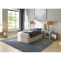 Home Affaire Boxspringbett &raquo;Lysann&laquo; 5fach verstellbares Kopfteil, in 4 Breiten, 3 Matratzenarten beige Liegefl&auml;che B/L: 100cm x 200cm, Gewicht bis: 