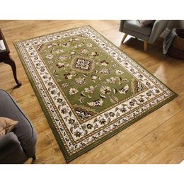 FLAIR RUGS Teppich &raquo;Sherborne&laquo; 8 mm H&ouml;he Orientteppich gr&uuml;n Polypropylen B : 230cm 1 Stk., 8mm, L: 160cm
